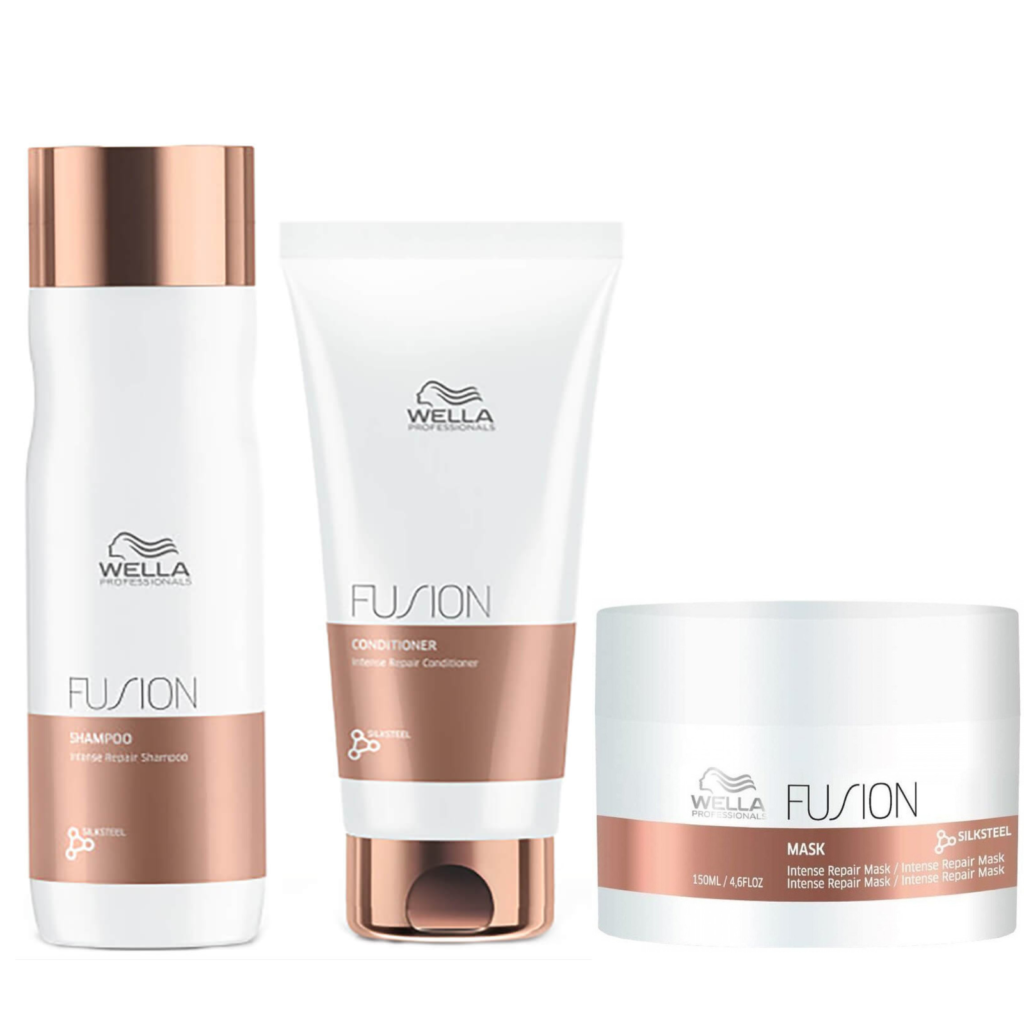 Pack Wella Fusion Shampoo, Acondicionador y Máscara - essenz